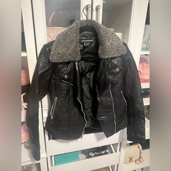 French Connection | Jackets & Coats | French Connection Leather Jacket ...